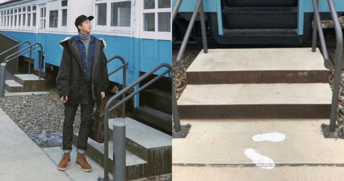 Jejak Kaki RM BTS Dijadikan Lokasi Foto untuk Tarik Wisatawan